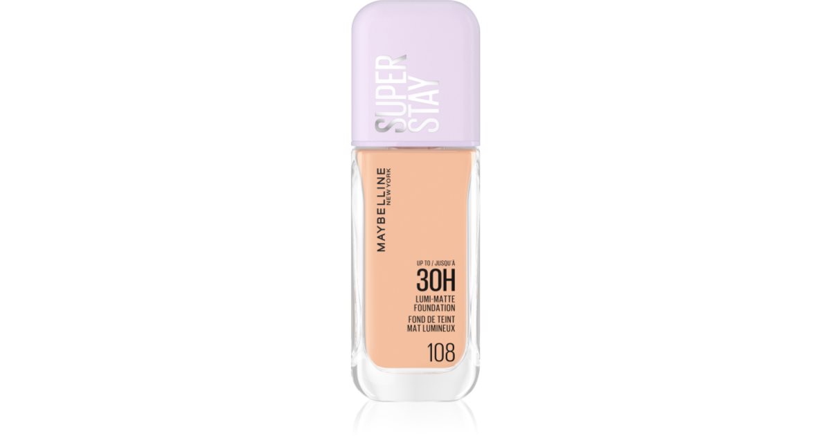 MAYBELLINE NEW YORK SuperStay Lumi-Matte lightweight foundation with ...
