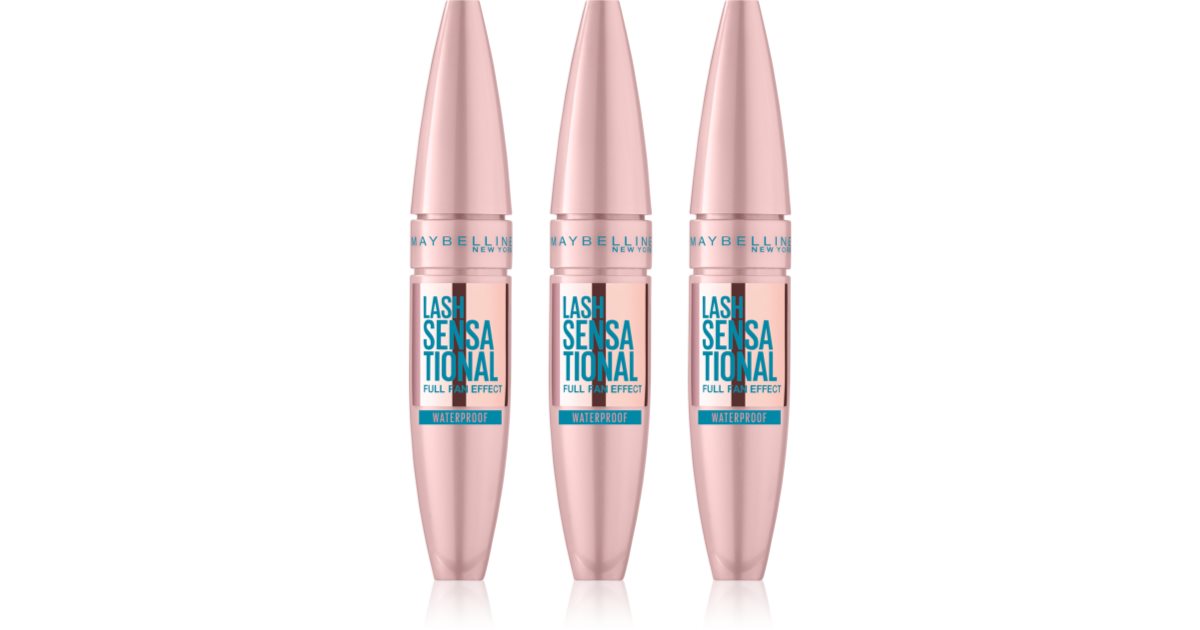 MAYBELLINE NEW YORK Lash Sensational rímel à prova d'água para extensão ...