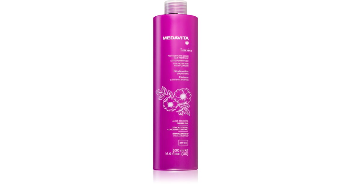 Medavita LUXVIVA Protective Pre Color Hair Treatment Schutzmilch für ...