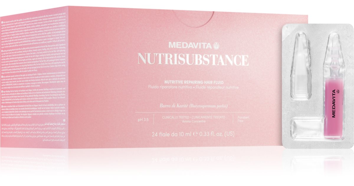 Medavita Nutrisubstance Nutritive Repairing Fluid deep nourishing ...
