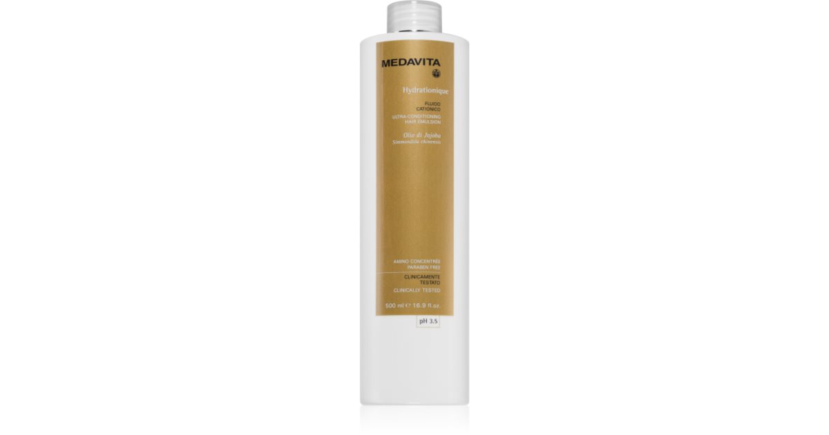 Medavita Hydrationique Ultra-Conditioning Hair Emulsion Moisturising ...