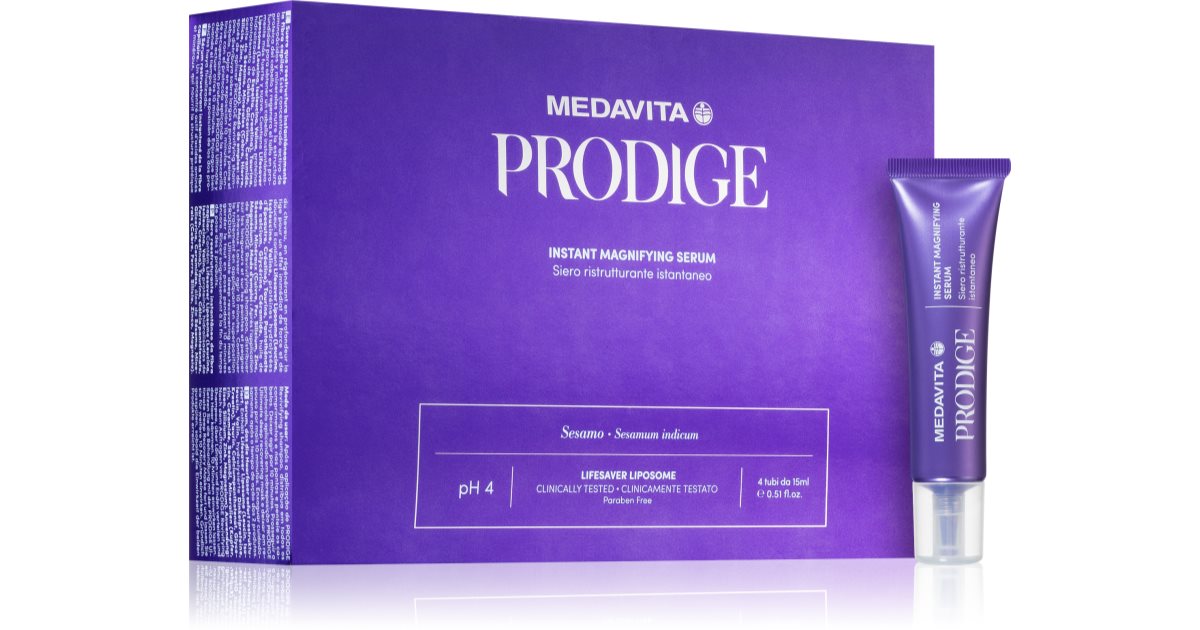 Medavita Prodige Instant Magnifying Serum sérum de reestruturação para ...