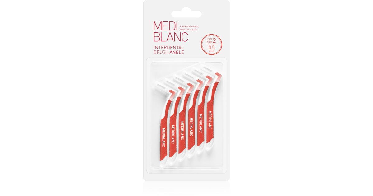 MEDIBLANC Interdental Pick brush Angle Interdental Brush 6 pcs notino.ie