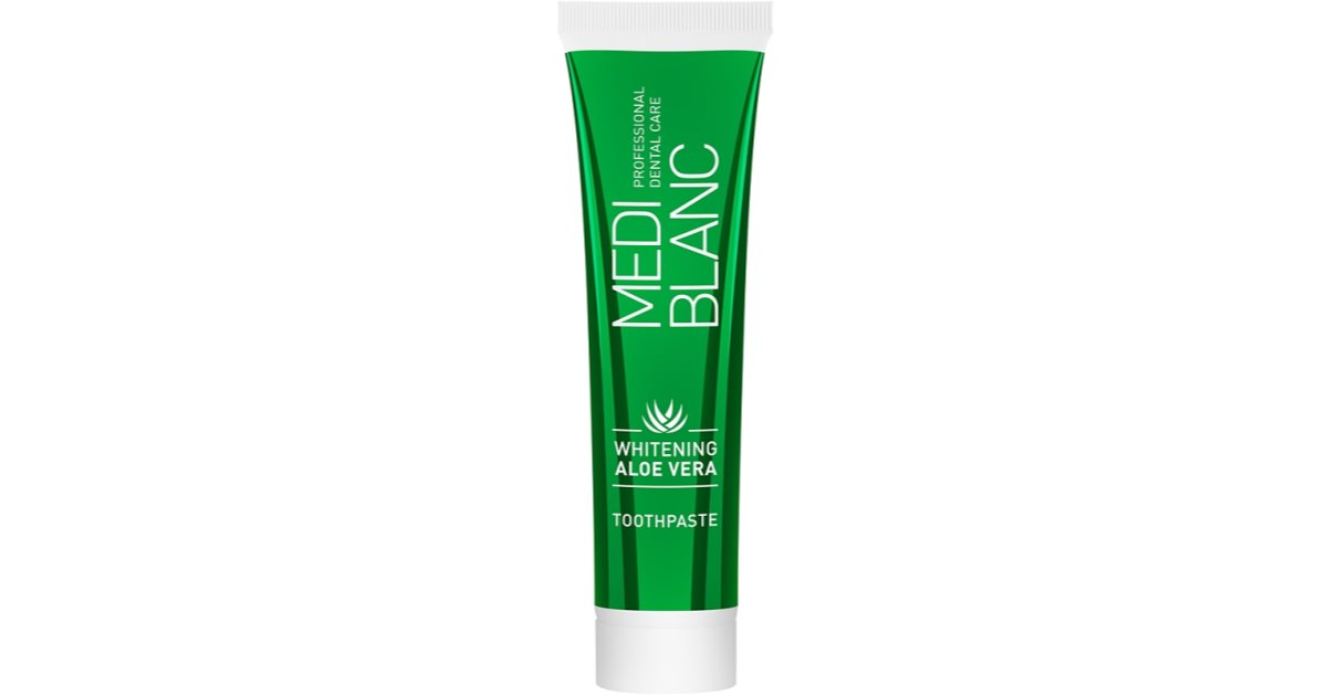 MEDIBLANC Whitening Aloe Vera regenerative toothpaste with whitening ...