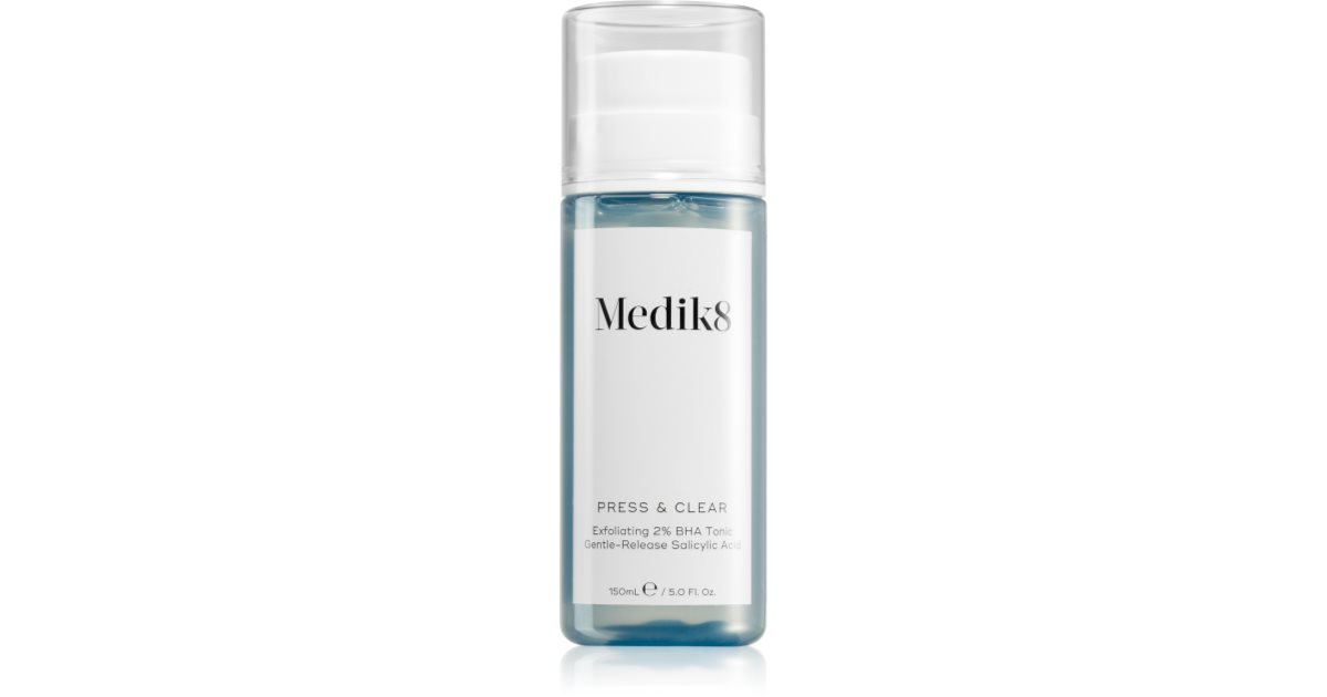 Medik8 Press & Clear gentle exfoliating toner with gradual release ...