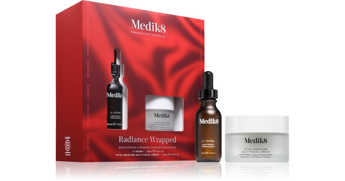 Medik8 Radiance Wrapped Gift Set for women | notino.ie