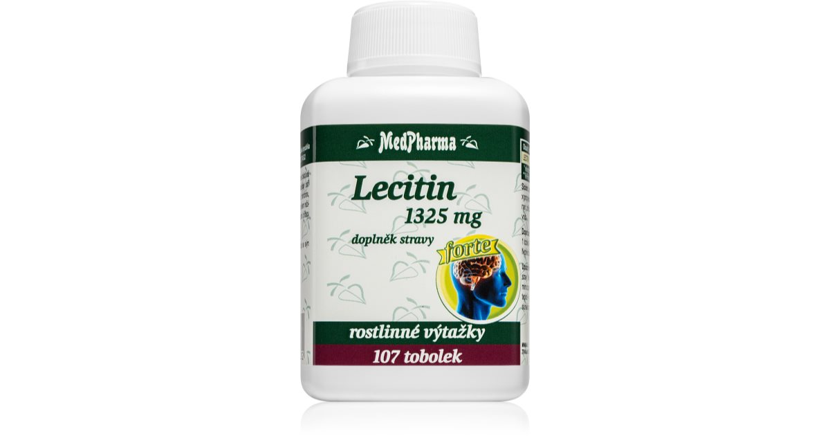 MedPharma Lecitin Forte 1325mg tobolky pro udržení energie a kognitivní ...