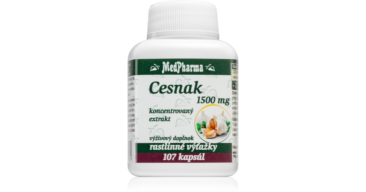 MedPharma Česnek 1500mg tobolky pro podporu imunitního systému | notino.cz