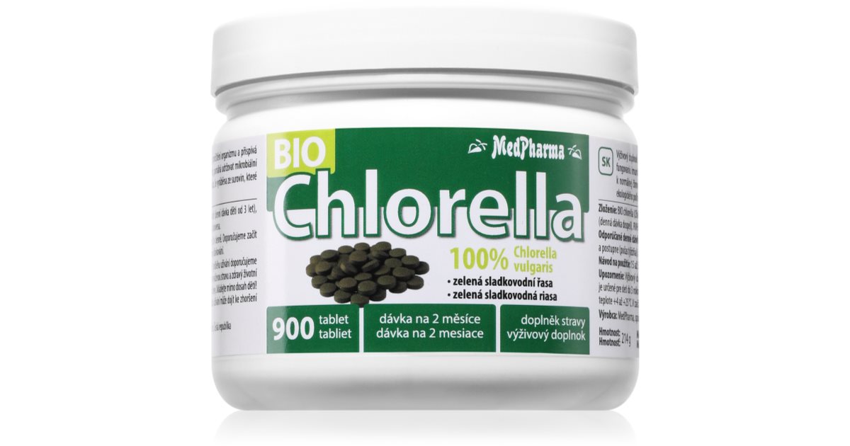 MedPharma Chlorella BIO tablety na detoxikáciu organizmu a podporu ...