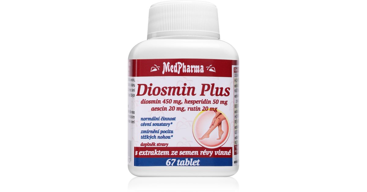 MedPharma Diosmin Plus tablety pro správnou funkci srdce | notino.cz
