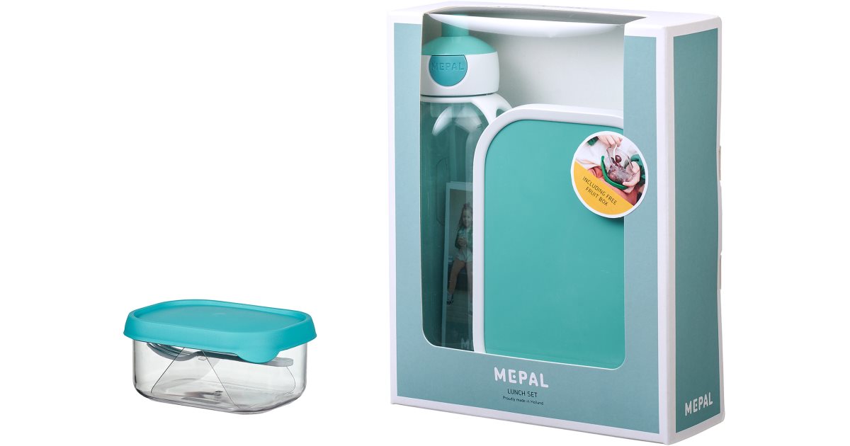 Mepal Lunch Set Turquoise dinnerware set (for children) | notino.co.uk