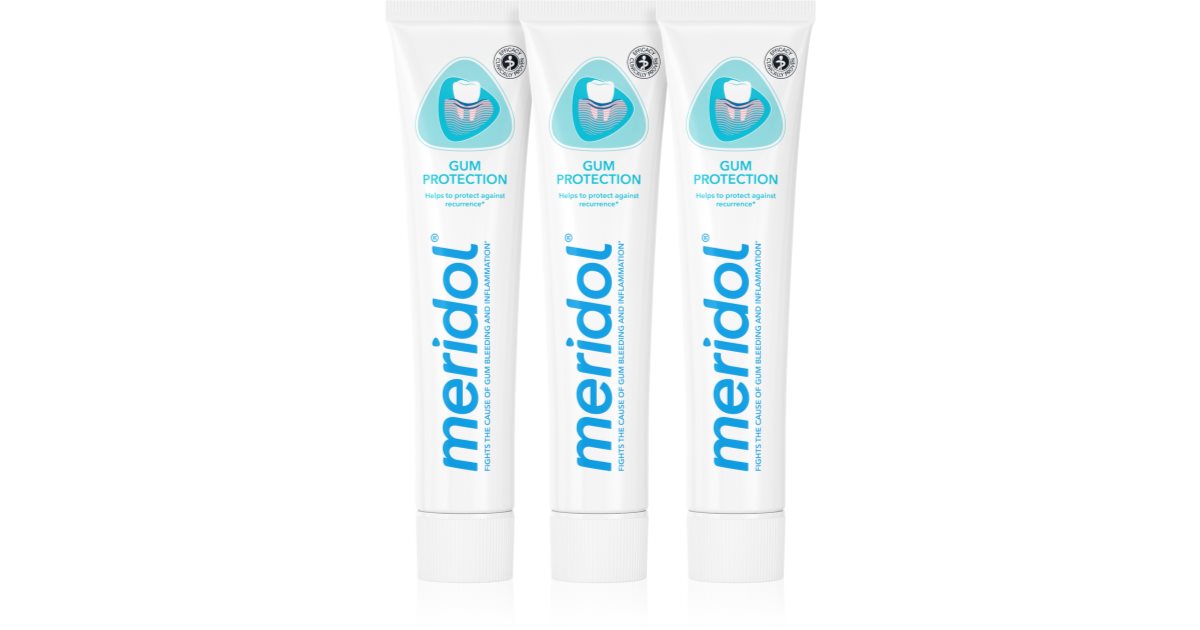 Meridol Gum Protection toothpaste supporting regeneration of irritated ...