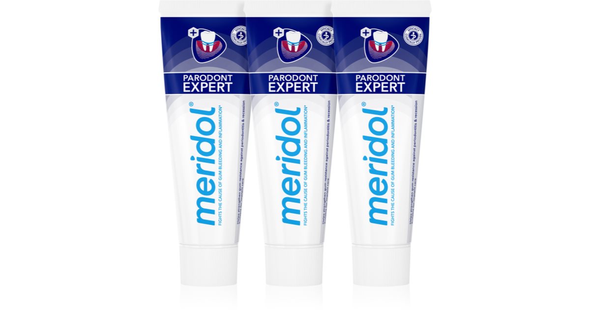 Meridol Parodont Expert toothpaste against gum bleeding and periodontal ...
