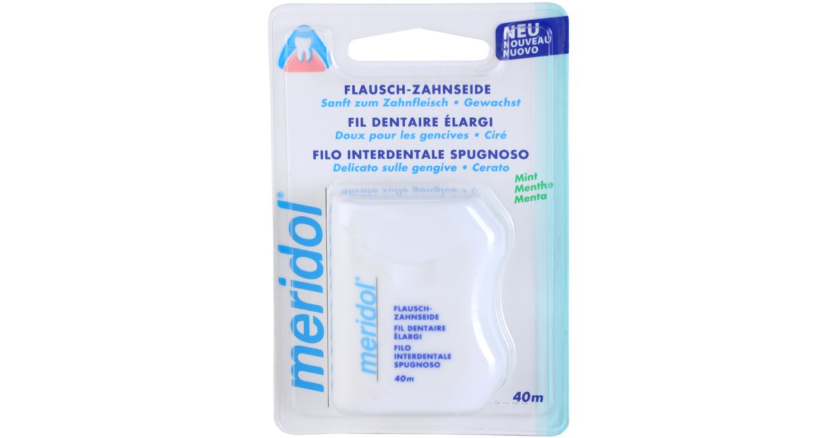 Meridol Dental Care gewachste Zahnseide mit Mategeschmack