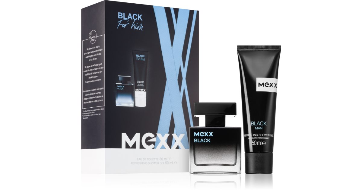 Mexx Black Man dárková sada pro muže | notino.cz