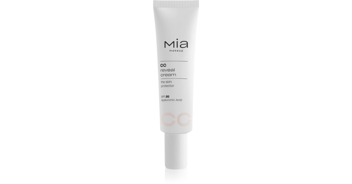 Mia Cosmetics CC Reveal Cream CC cream for even skin tone SPF 20 ...