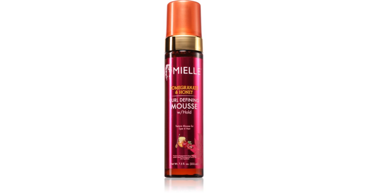 Mielle Pomegranate & Honey styling mousse for hairstyle definition and ...