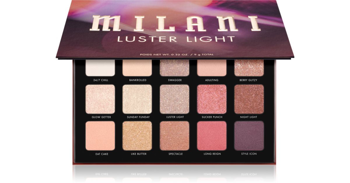 Milani Gilded Luster Light eyeshadow palette | notino.co.uk