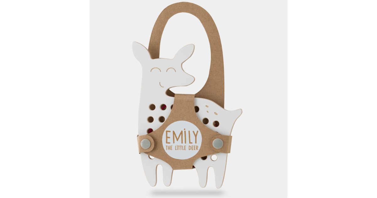 Milin Big Wooden Lacing Toy Little Deer Emily activity toy | notino.co.uk