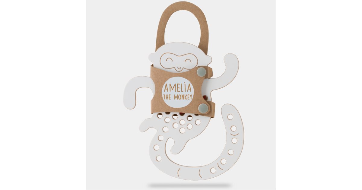 Milin Big Wooden Lacing Toy Monkey Amelia activity toy | notino.ie