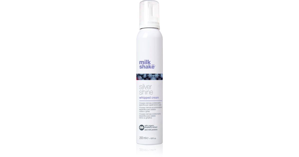 Milk Shake Silver Shine Whipped Cream mousse conditioner neutralising ...