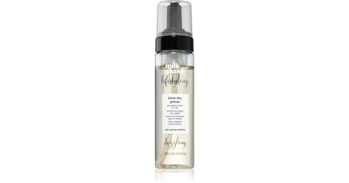 Milk Shake Lifestyling Blow-dry Primer hair mousse for heat hairstyling | notino.co.uk