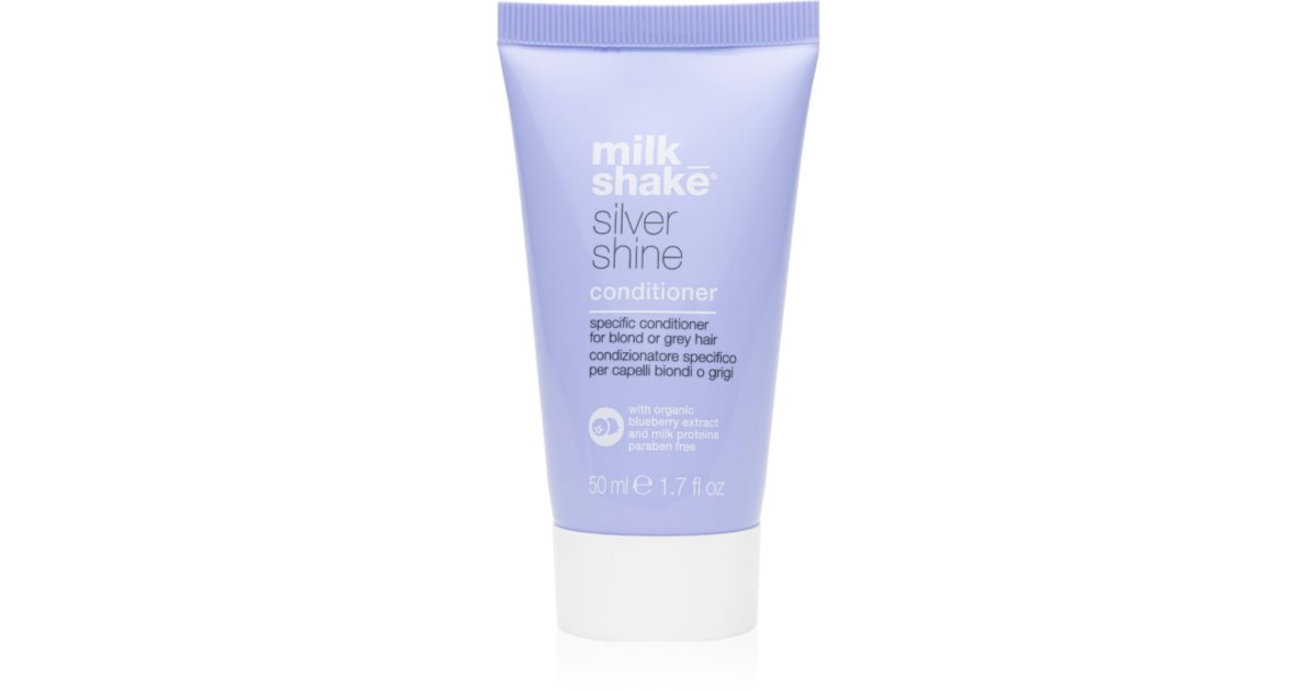 Milk Shake Silver Shine conditioner for blonde hair neutralising yellow ...
