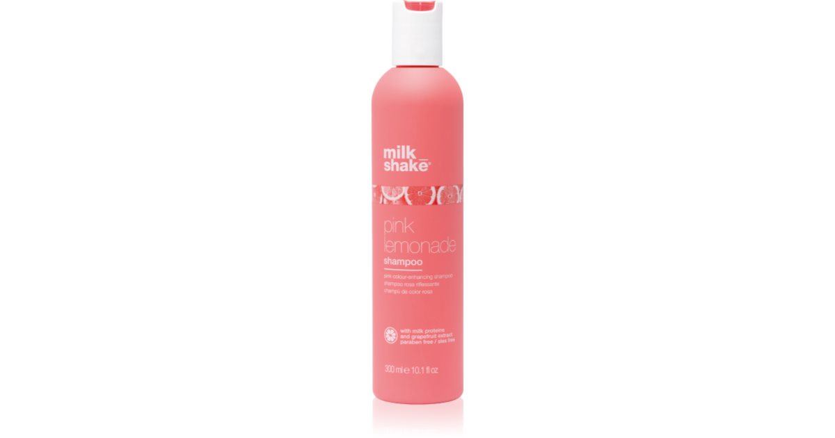 Milk Shake Pink Lemonade champô com cor para cabelo loiro e grisalho ...