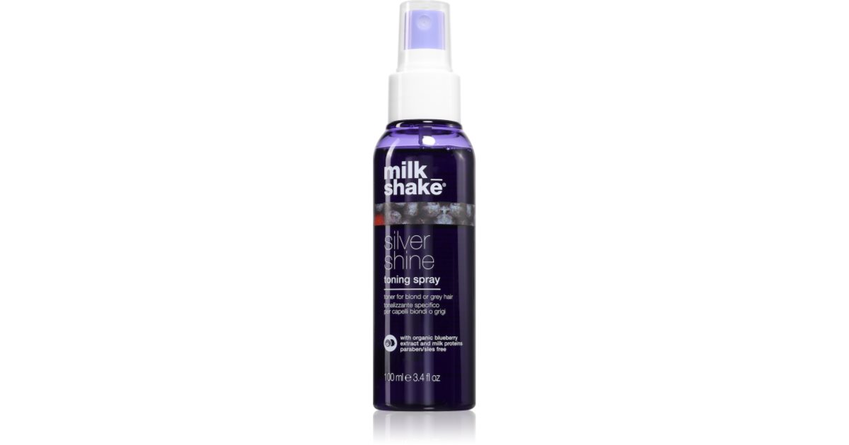 Milk Shake Silver Shine Toning Spray spray tonujący do blond i siwych ...