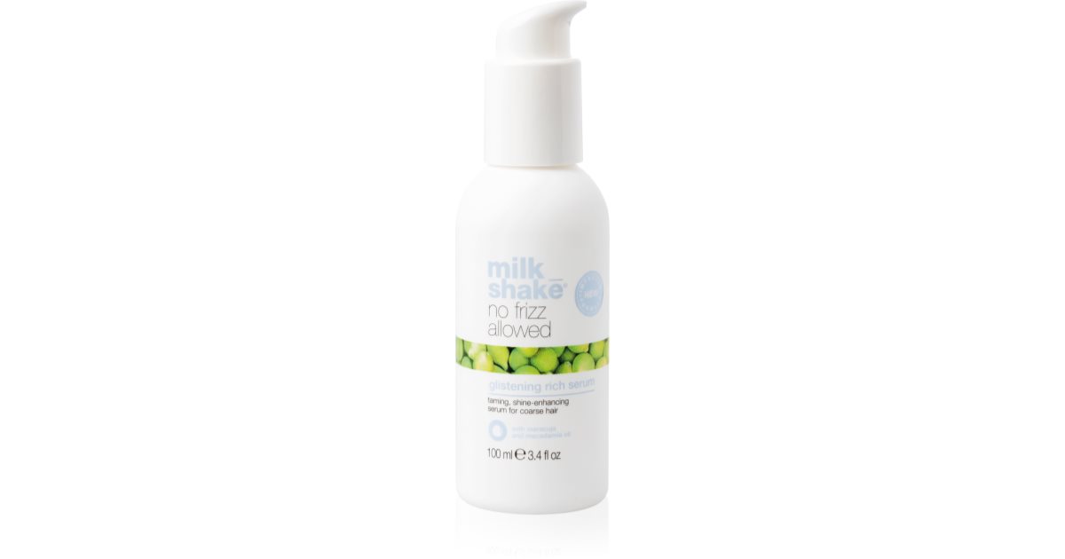 milk_shake® No Frizz Allowed Glistening Rich Serum hair serum to treat ...
