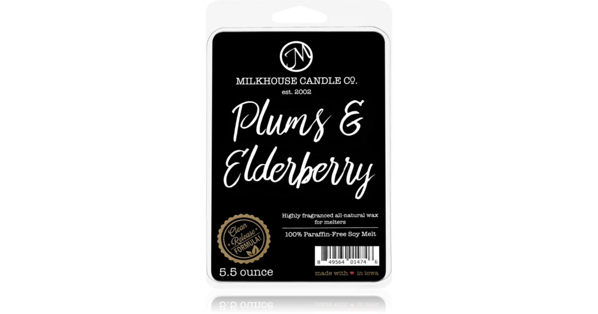 Milkhouse Candle Co. Creamery Plums & Elderberry kausēts vasks | notino.lv