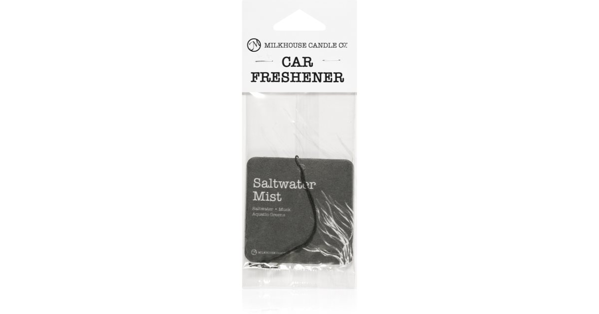 Milkhouse Candle Co. Creamery Saltwater Mist fragrance tag for cars ...