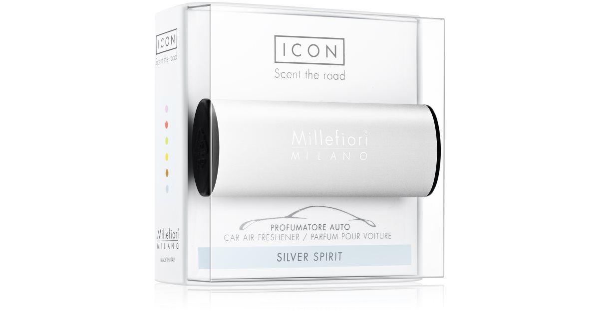 Millefiori Icon Silver Spirit car air freshener classic | notino.co.uk