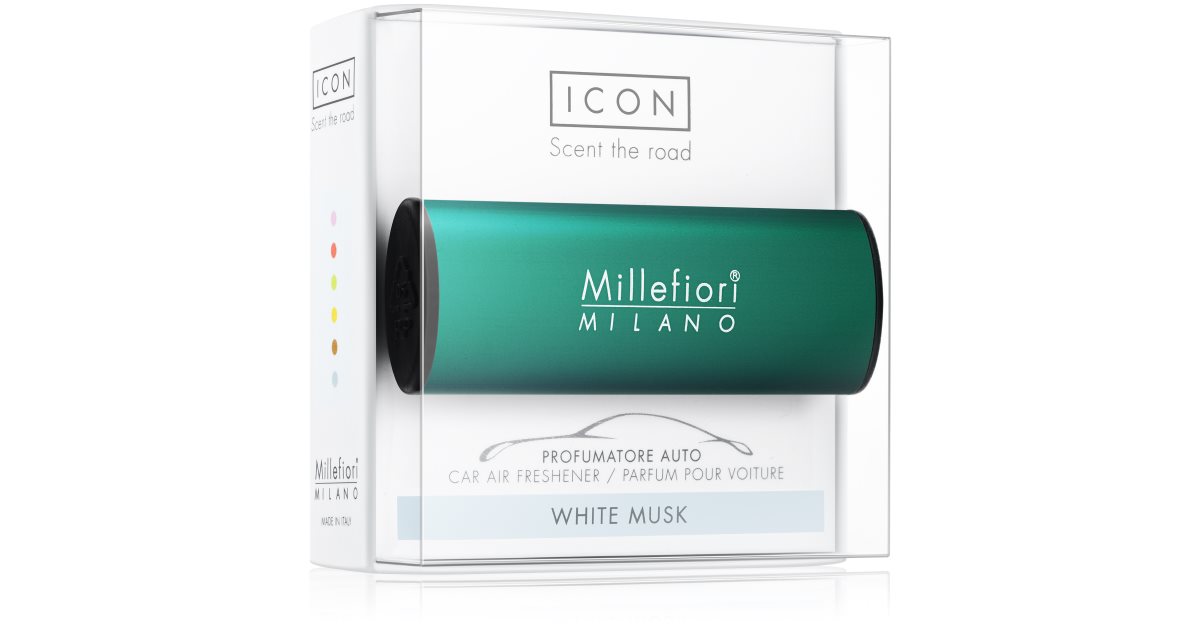 Millefiori Icon White Musk luftfrisker til bil Klassisk | Dufte til ...