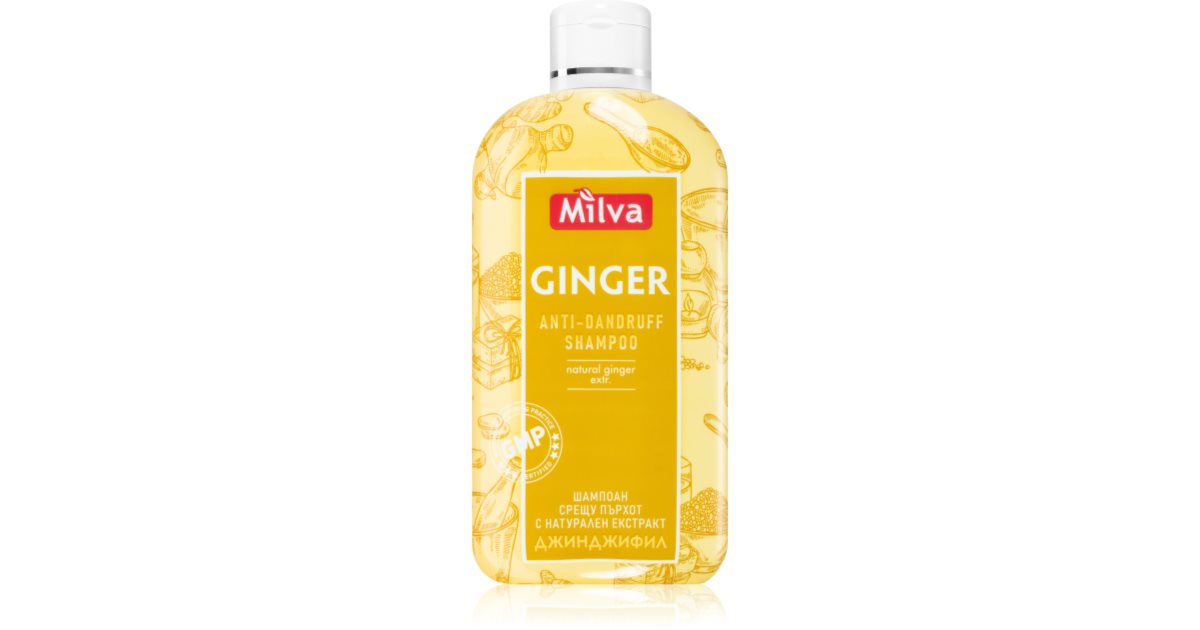 Milva Ginger anti-dandruff shampoo for oily and irritated scalp ...