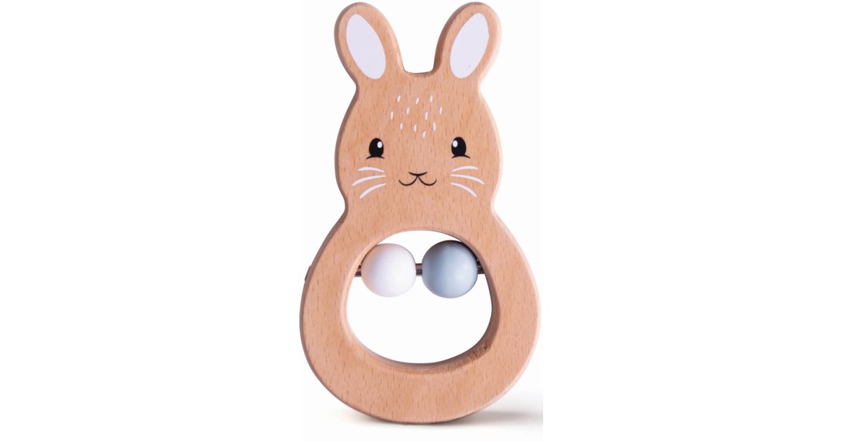 Bigjigs Toys Rattle Rabbit rattle wooden | notino.co.uk