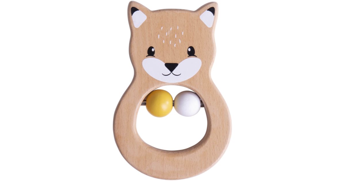 Bigjigs Toys Rattle Fox jucărie zornăitoare | Notino.ro