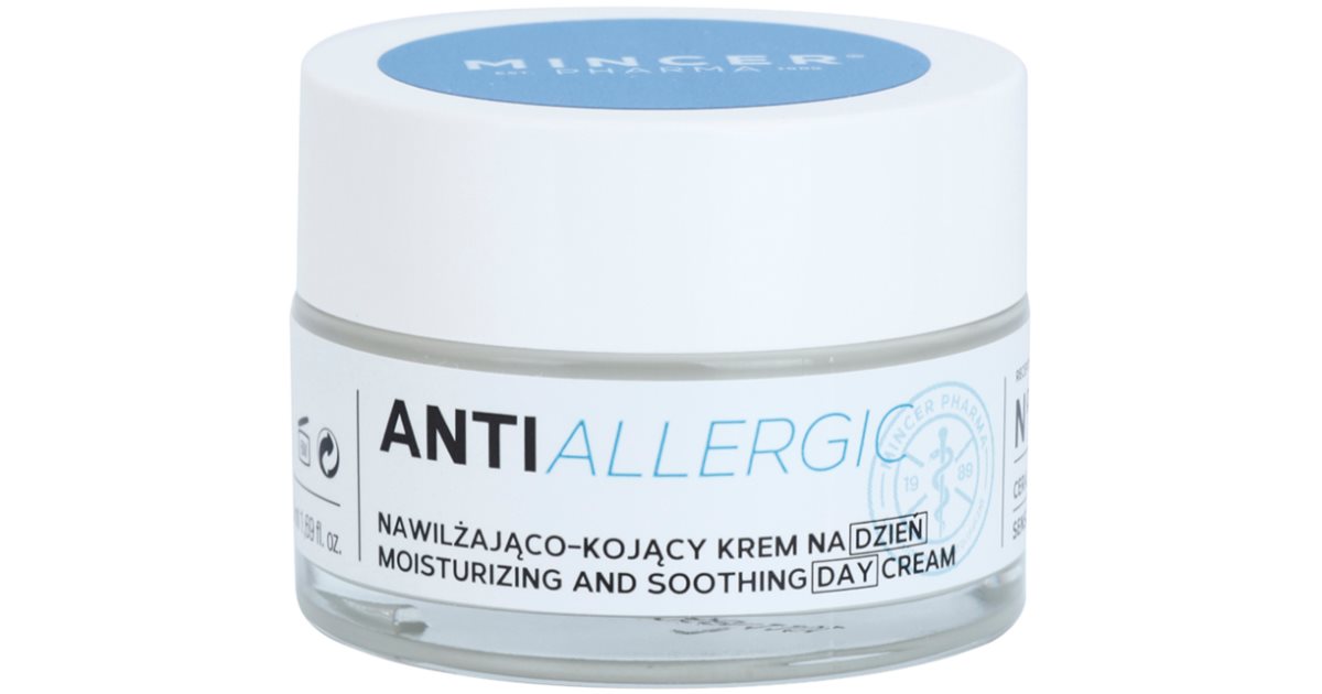 Mincer Pharma AntiAllergic N° 1100 Kalmerende Dagcrème tegen Roodheid ...