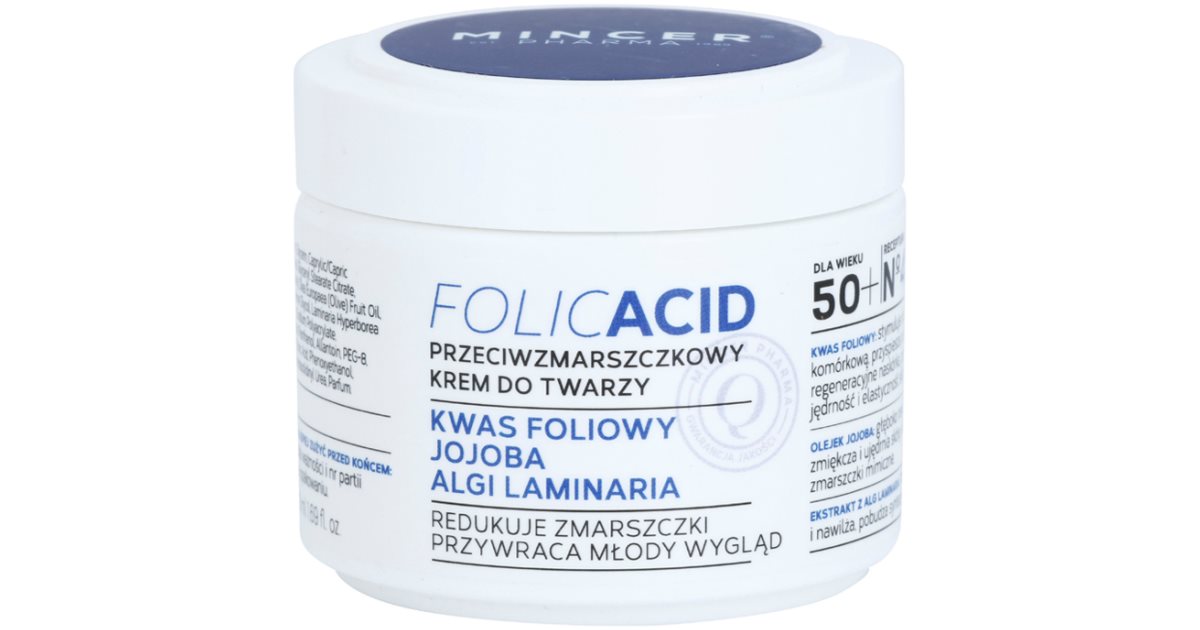 Mincer Pharma Folic Acid N° 450 Anti-Wrinkle Face Cream 50+ | notino.co.uk
