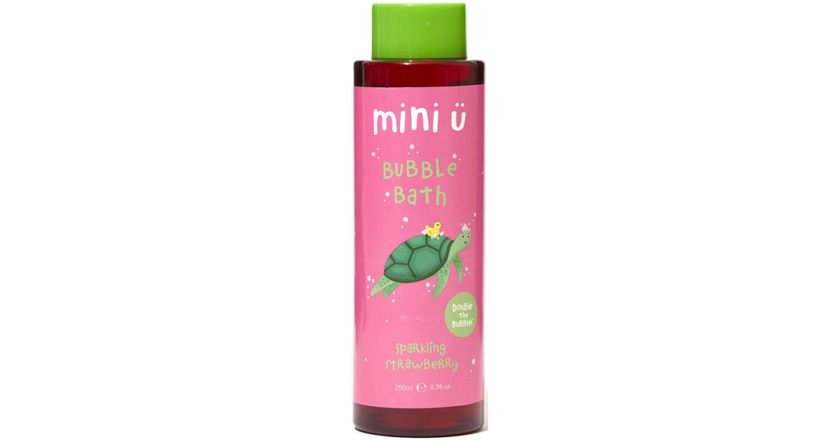 Mini-U Bubble Bath Sparkling Strawberry bath foam for children | notino ...