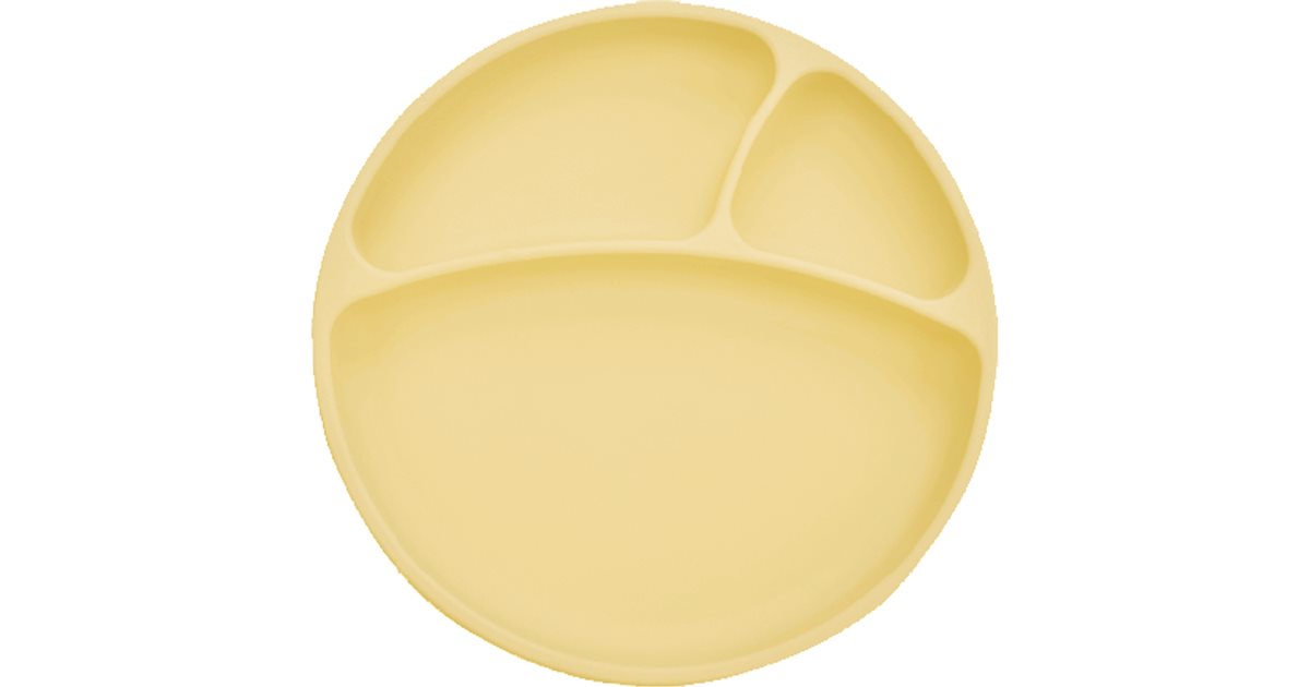 Minikoioi Puzzle Plate Yellow divided plate with suction cup | notino.ie