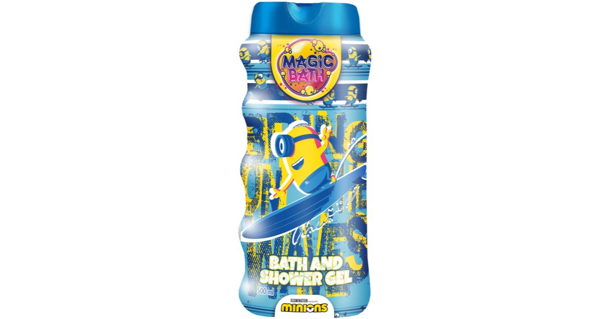 Minions Magic Bath Bath & Shower Gel Shower And Bath Gel for children ...