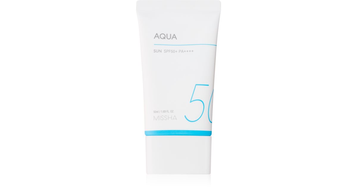 Missha All Around Safe Block Aqua Sun gel-cream facial sunscreen SPF 50 ...