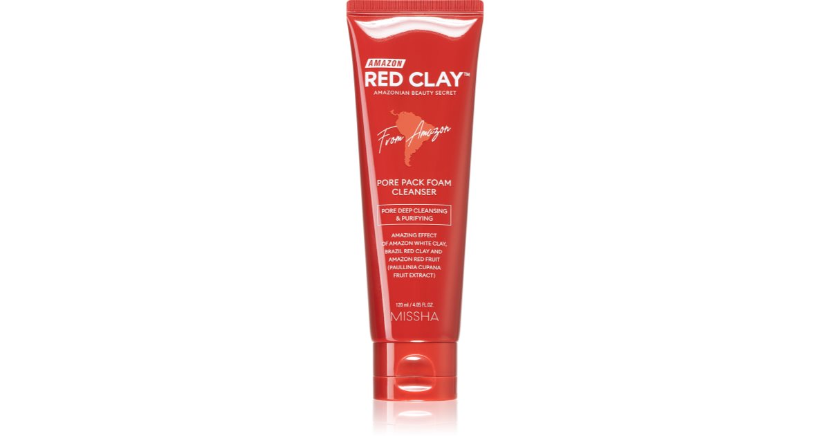 Missha Amazon Red Clay™ Deep-Cleansing Mousse with clay | notino.ie
