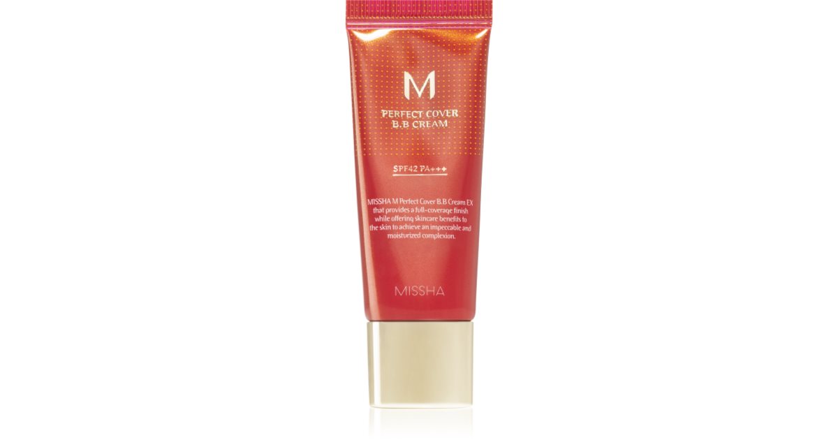 Missha M Perfect Cover BB cream with very high sun protection small ...