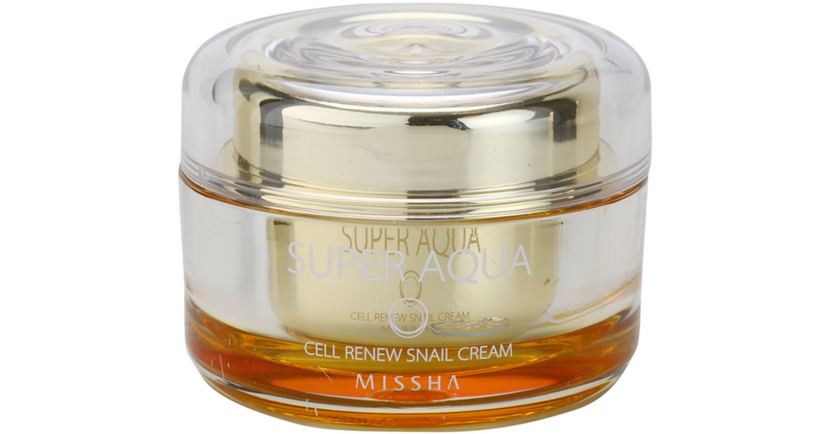 Missha Super Aqua Cell Renew Snail nährende Crem mit Snail Extract
