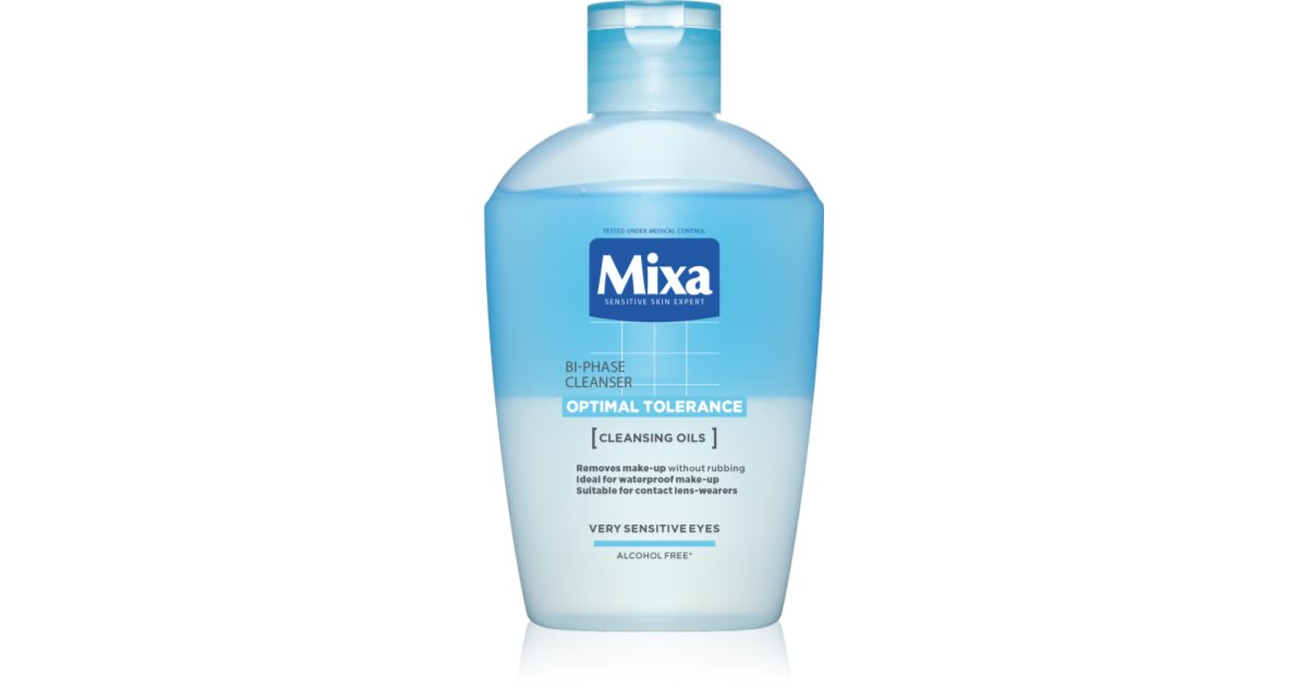Mixa Optimal Tolerance bi-phase eye makeup remover Review | notino.co.uk