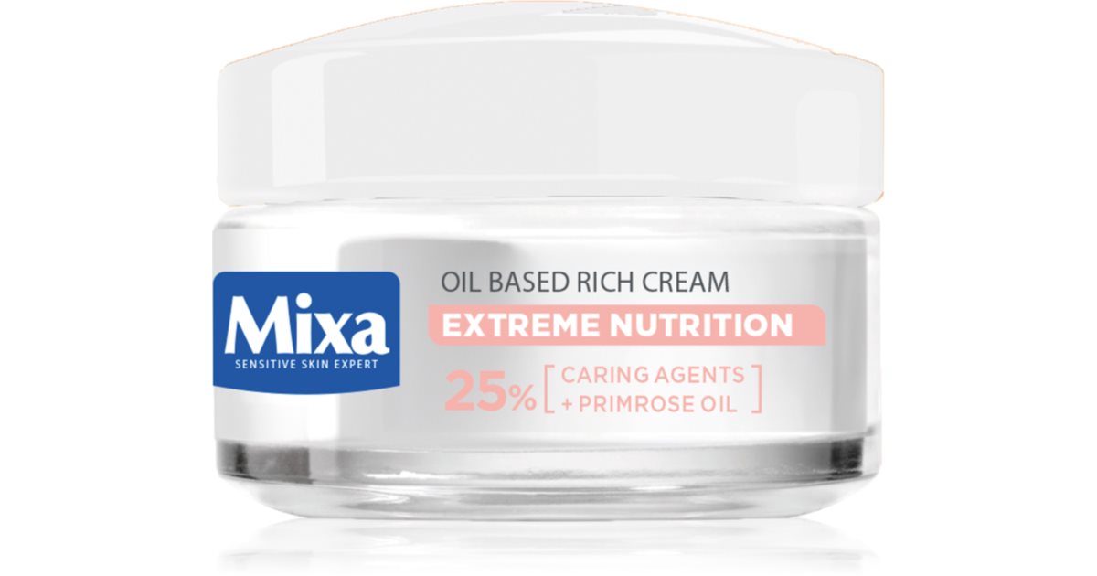 Mixa Extreme Nutrition rich moisturiser with evening primrose oil ...