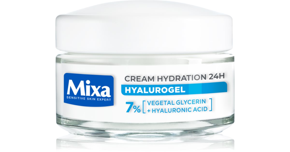 MIXA Hyalurogel Light moisturising face cream with hyaluronic acid ...