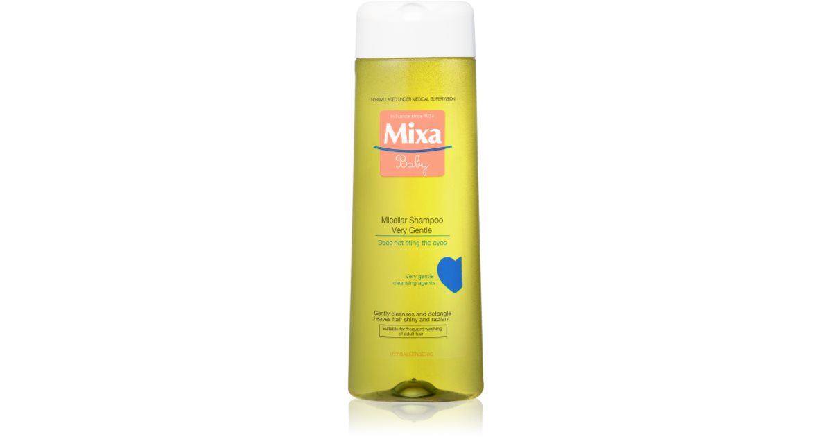 MIXA Baby very mild micellar shampoo for children | notino.co.uk